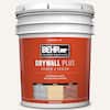 BEHR 5 Gal. White Acrylic Interior Drywall Plus Primer and Sealer 07305 ...