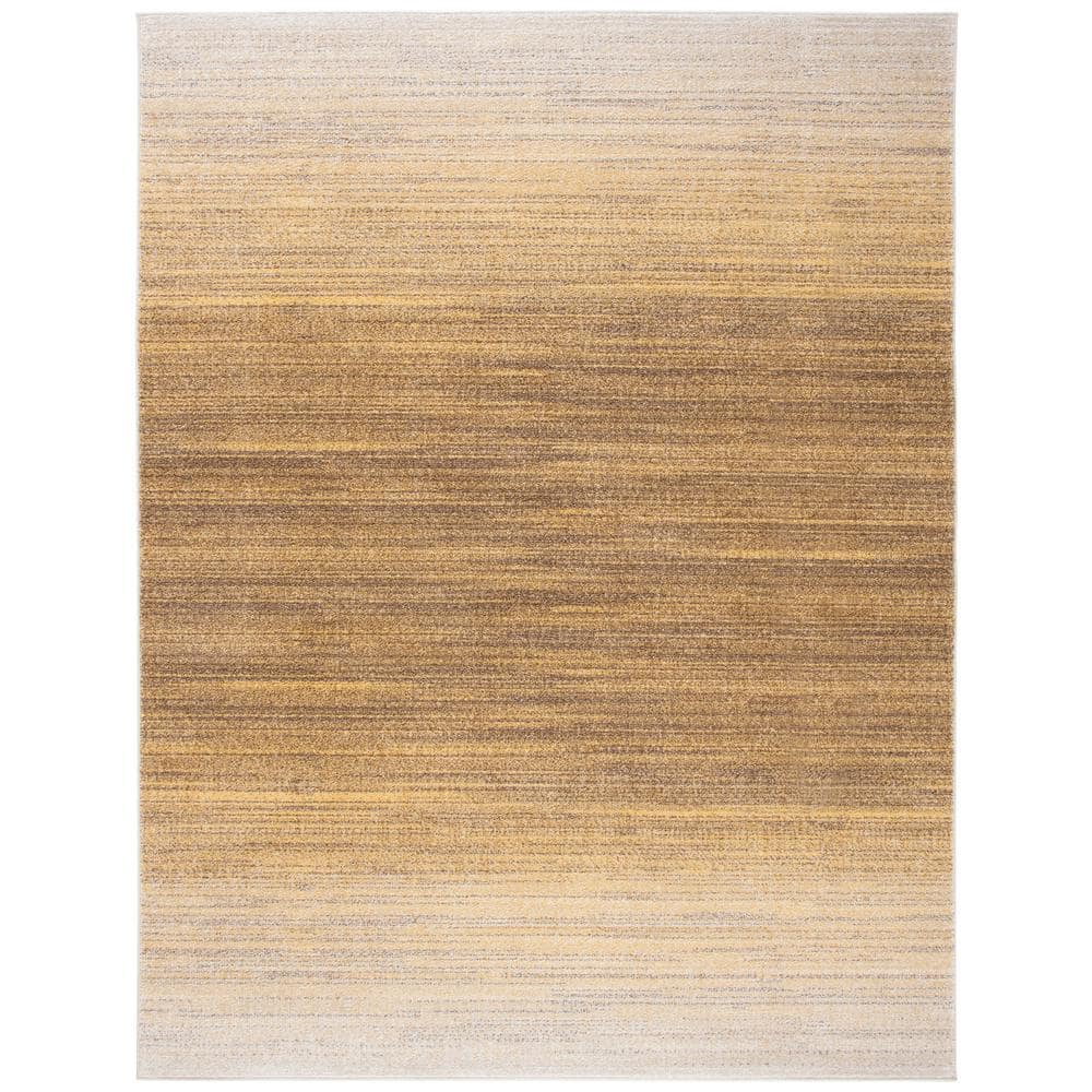 SAFAVIEH ADirondack Gold/Ivory 8 ft. x 10 ft. GraDient Area Rug ADR142D ...