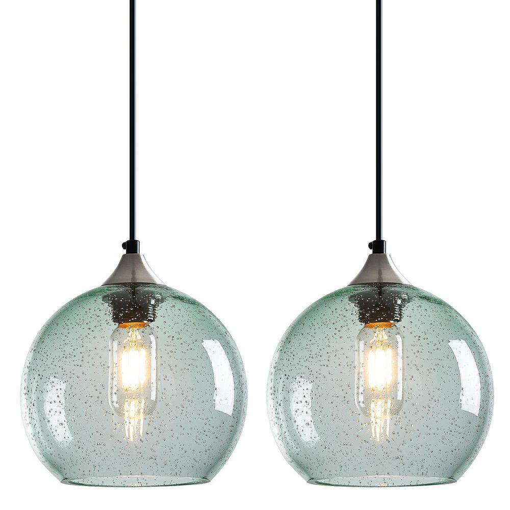 ZHLWIN Home Lighting ‎60 Watts 1 Light 7. 87in Light Green Glass ...