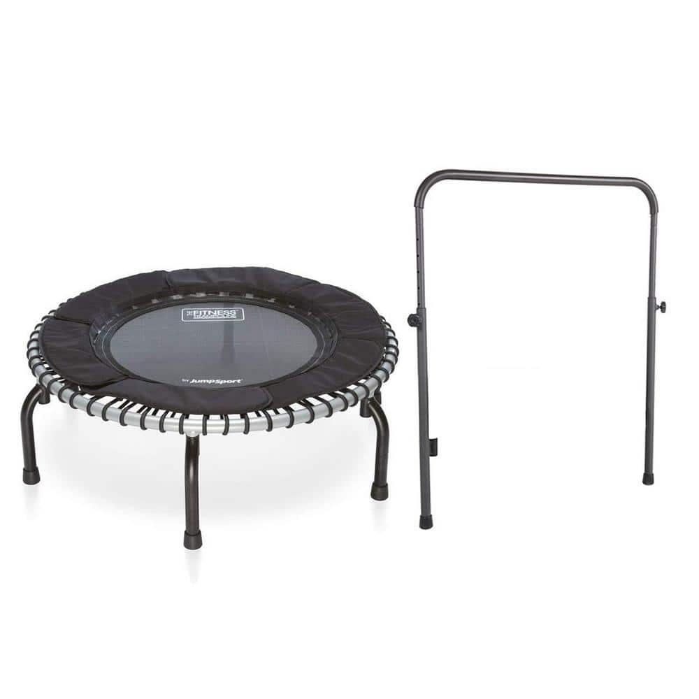 JUMPSPORT Indoor Lightweight 39 in. Heavy Duty Fitness Trampoline ...