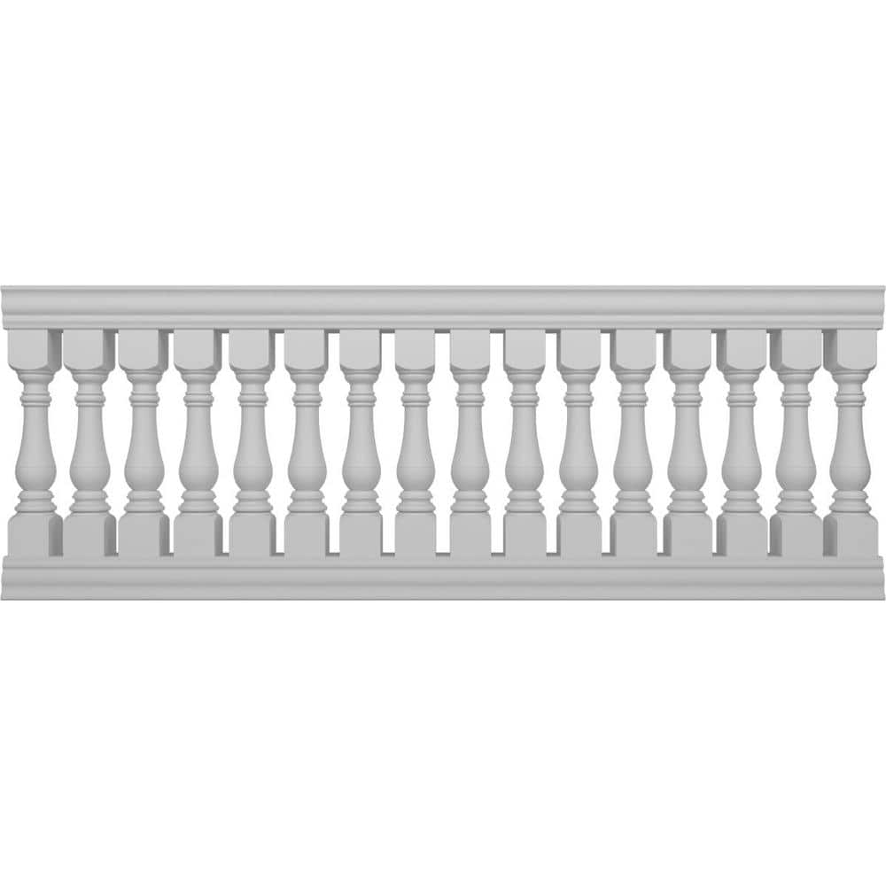 Ekena Millwork Fiberthane Bradford Balustrade 108 in. L x 42 in. H ...