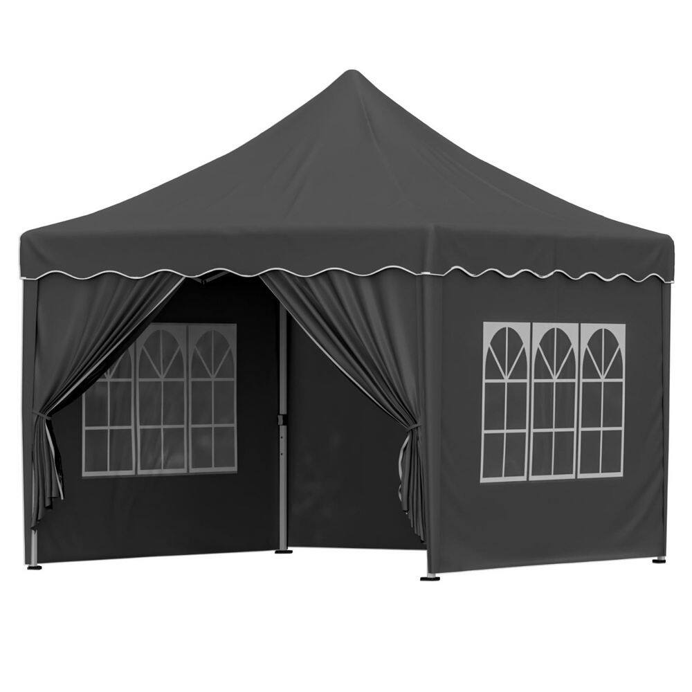 Patiowell 10 ft. x 10 ft. Pop Up Canopy Tent, Outdoor Canopy Event Tent ...