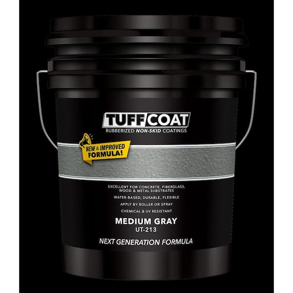 TUFF COAT UT-213 5-Gl Medium Gray Interior/Exterior, Concrete/Wood ...