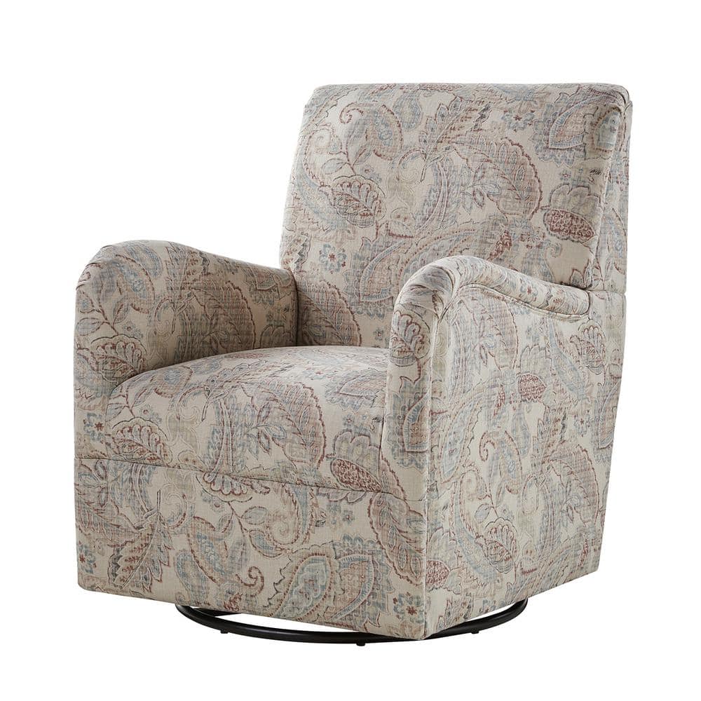 JAYDEN CREATION Patsy Transitional Accent Chair With 360° Swivel ...