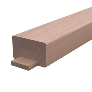 EVERMARK Stair Parts 6000 16 ft. Unfinished Red Oak Solid Top Craftsman ...