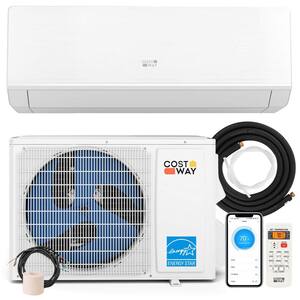 TURBRO 12,000 BTU Ductless Mini Split Inverter AC with Heat Pump, 23 ...