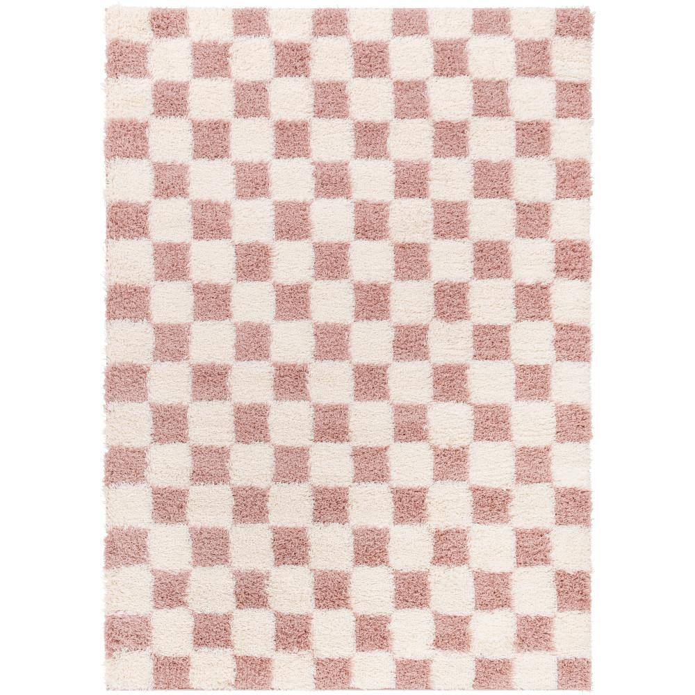 Artistic Weavers Urban Shag Dusty Pink/Cream 9 ft. x 12 ft. Fill in ...