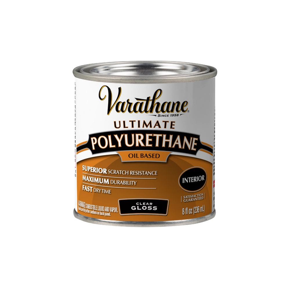 Varathane 8 oz. Clear Gloss Oil-Based Interior Polyurethane 242175H ...