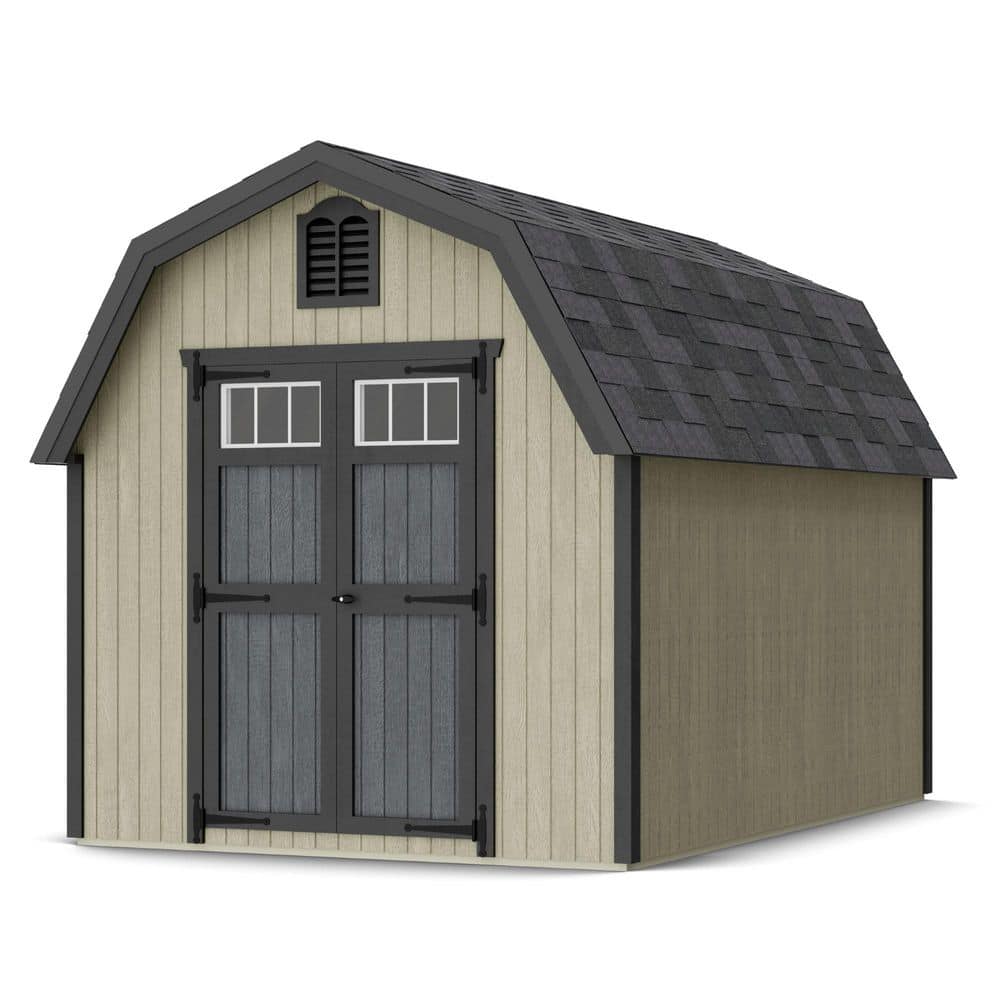 Little Cottage Co. Colonial Greenfield 8 ft. x 12 ft. Outdoor Wood ...
