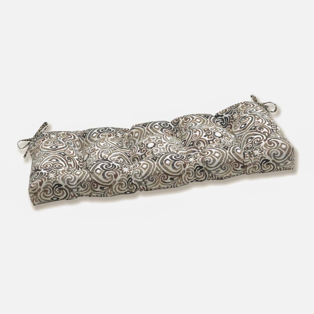 Pillow Perfect Other Rectangular Outdoor Bench Cushion in Black 656762 ...