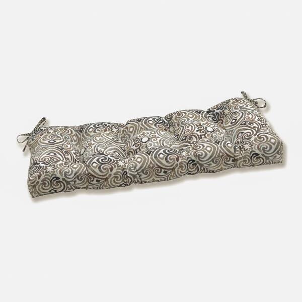 Pillow Perfect Other Rectangular Outdoor Bench Cushion in Black 656762 ...