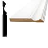 Alexandria Moulding 5/8 in. x 5 in. x 96 in. MDF Primed Fiberboard ...