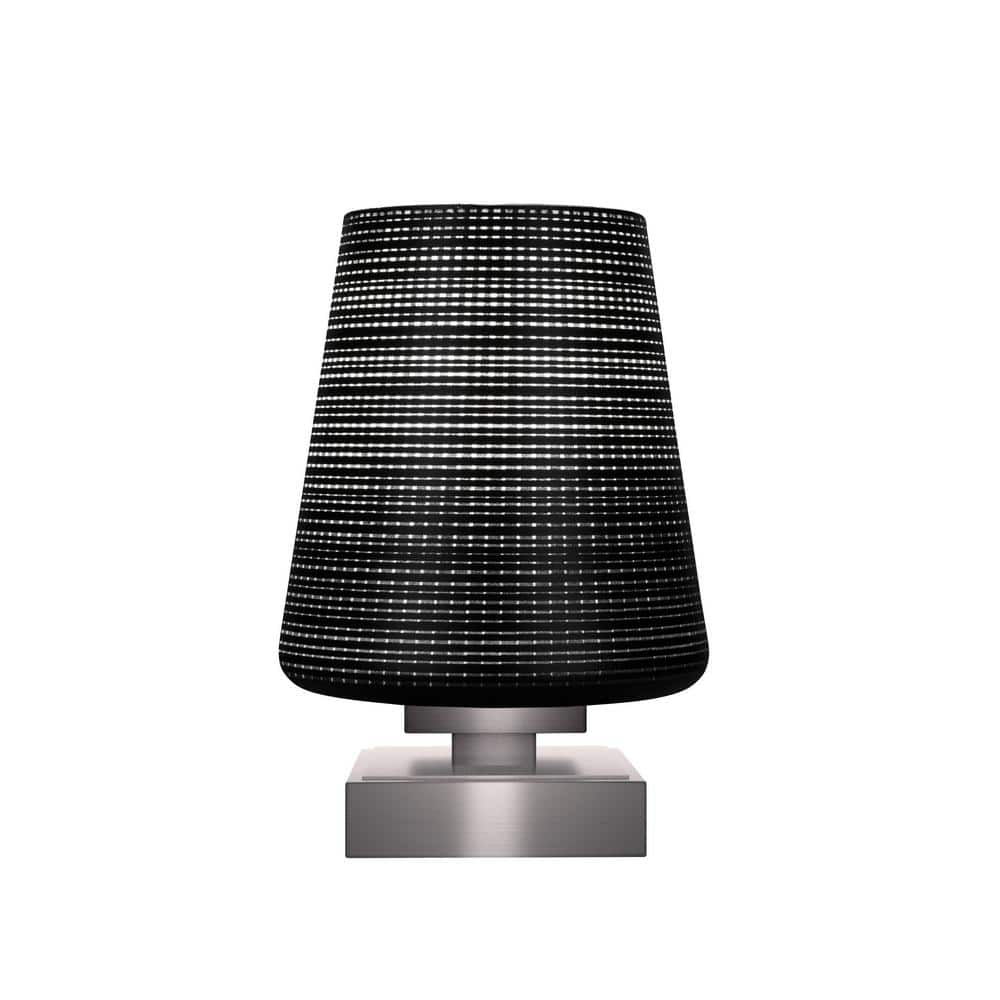 Quincy 8.75 in. Graphite Accent Lamp with Glass Shade 5R2GP4039 - The ...