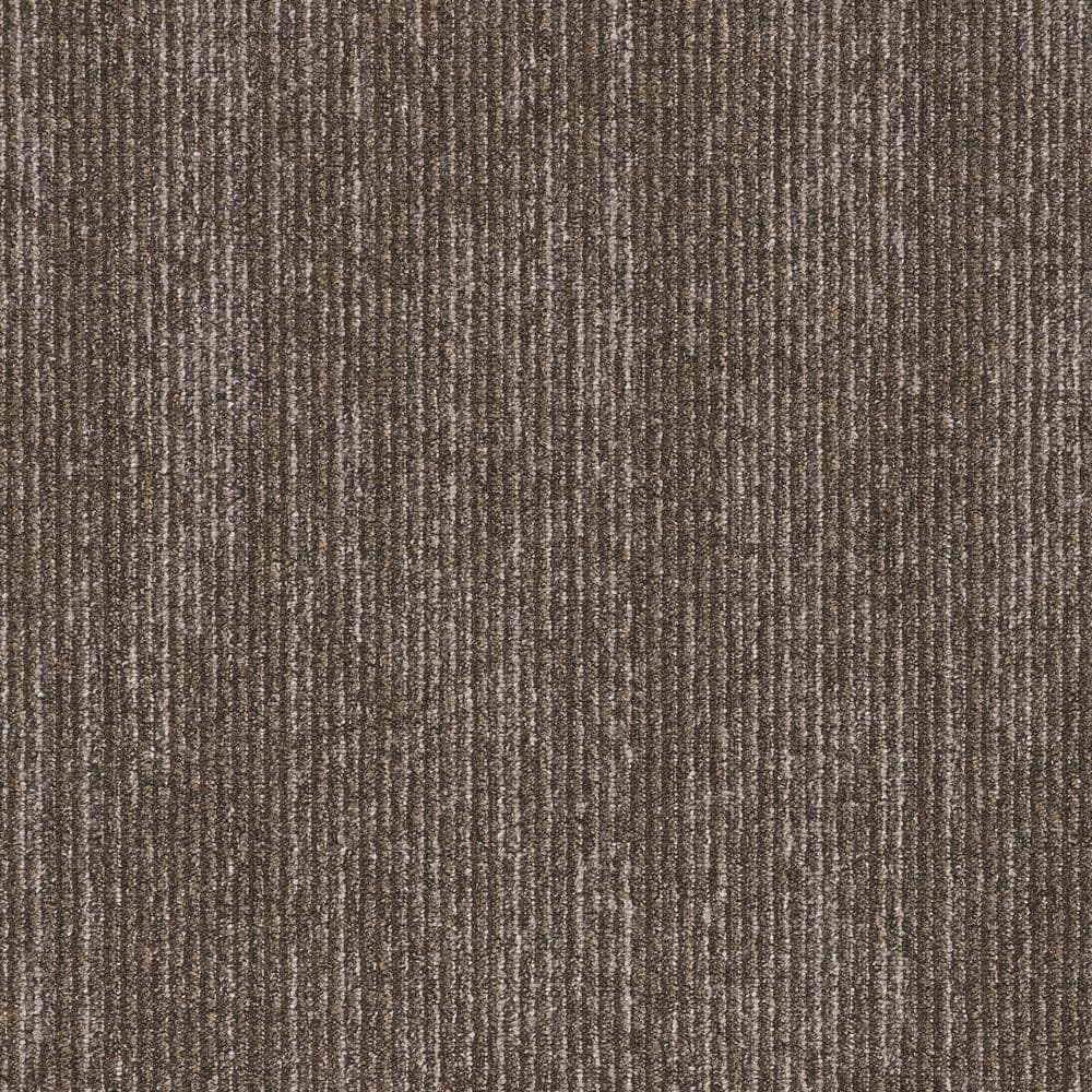 Mohawk 24 in. x 24 in. Textured Loop Carpet - Elite -Color Oak EB310 ...