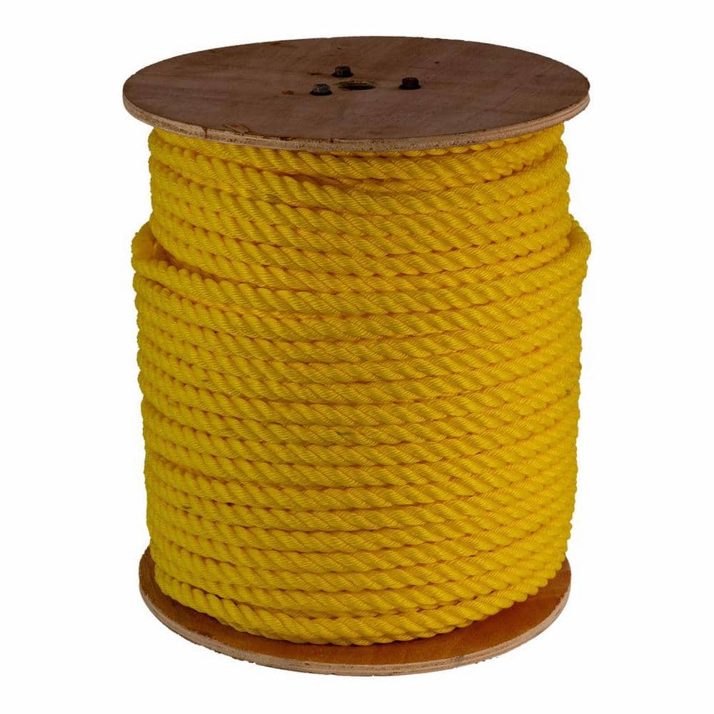 SGT KNOTS 1/2 in. x 200 ft. - Twisted Polypropylene All Purpose Rope ...
