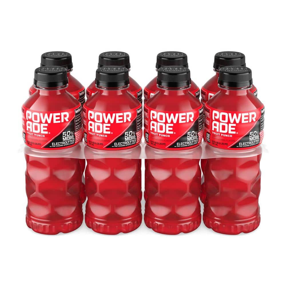 Powerade POWERADE Fruit Punch Bottles, 20 fl. oz., 8 Pack 853158 - The ...
