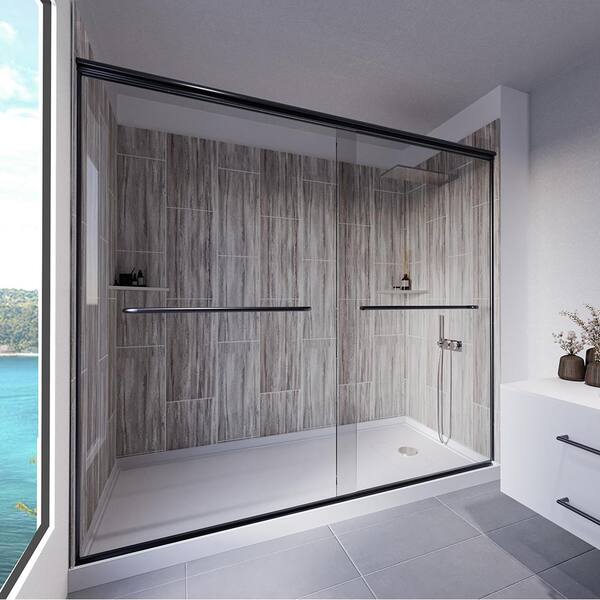 Reviews for NuVo Driftwood-Rainier 60 in. x 30 in. x 83 in. Base/Wall ...