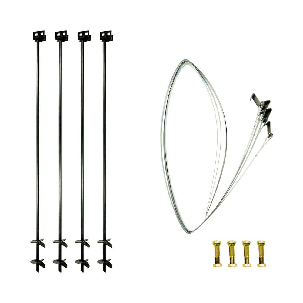 Tie Down 60 in. x 3/4 in. Double Head Anchoring Kit with Straps and ...