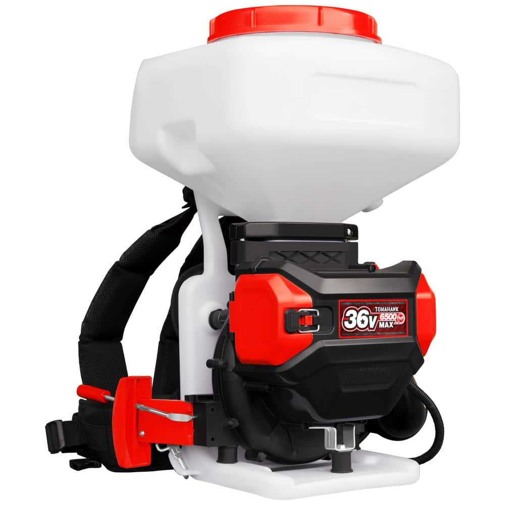Tomahawk Power 4 Gallon Backpack Battery-Powered Broadcast Fertilizer ...