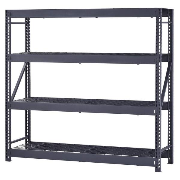 Husky 4-Shelf Metal Industrial Duty Freestanding Garage Storage ...
