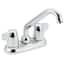 MOEN Chateau Low-Arc Single-Handle Standard Kitchen Faucet in Chrome ...