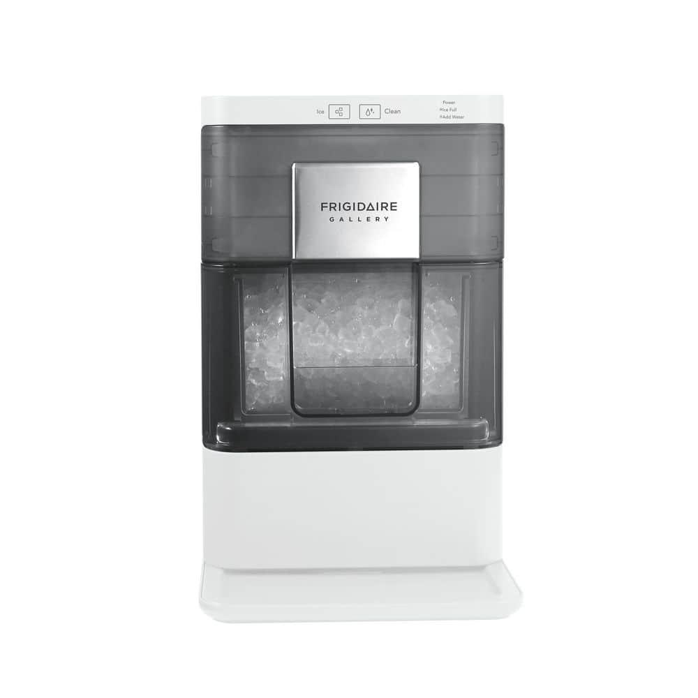 FRIGIDAIRE GALLERY 44 lbs. Countertop Portable Ice Maker in White EFIC202-WHITE - The Home Depot