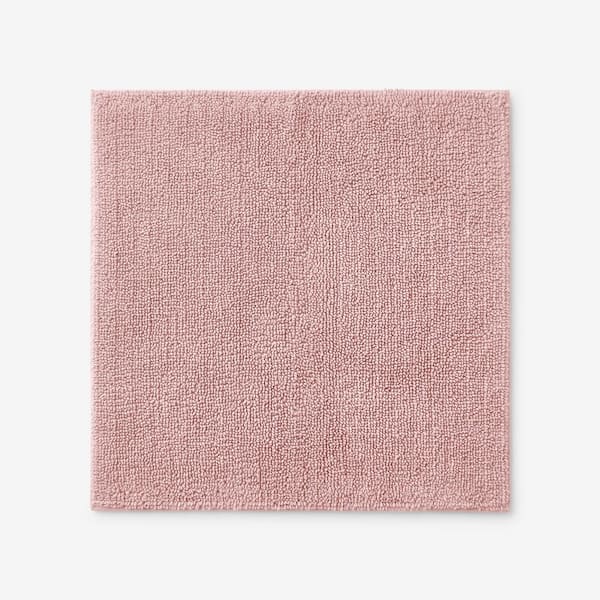 The Company Store Company Cotton 24 in. x 12 in. Blush Bath Rug 59093 ...