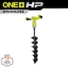 RYOBI ONE+ HP 18V Brushless Cordless Earth Auger with 6 in. Bit ...