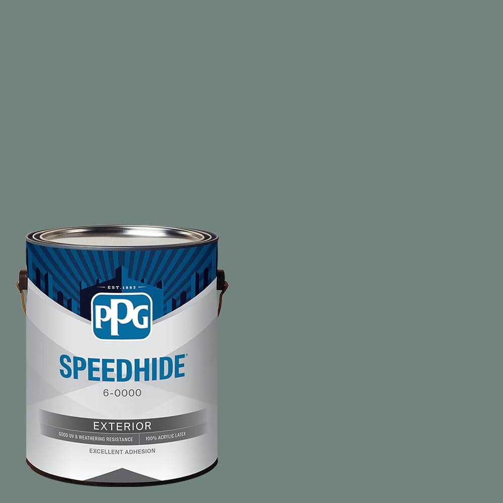 Reviews for SPEEDHIDE 1 gal. PPG1136-6 Dwarf Spruce Semi-Gloss Exterior ...