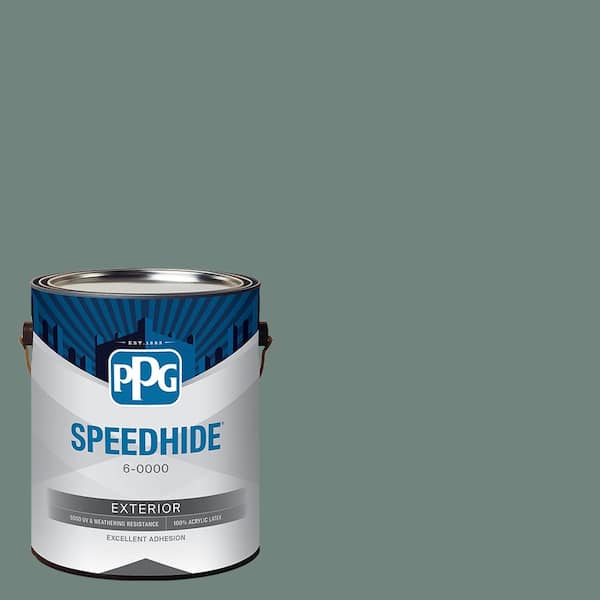 Reviews for SPEEDHIDE 1 gal. PPG1136-6 Dwarf Spruce Semi-Gloss Exterior ...