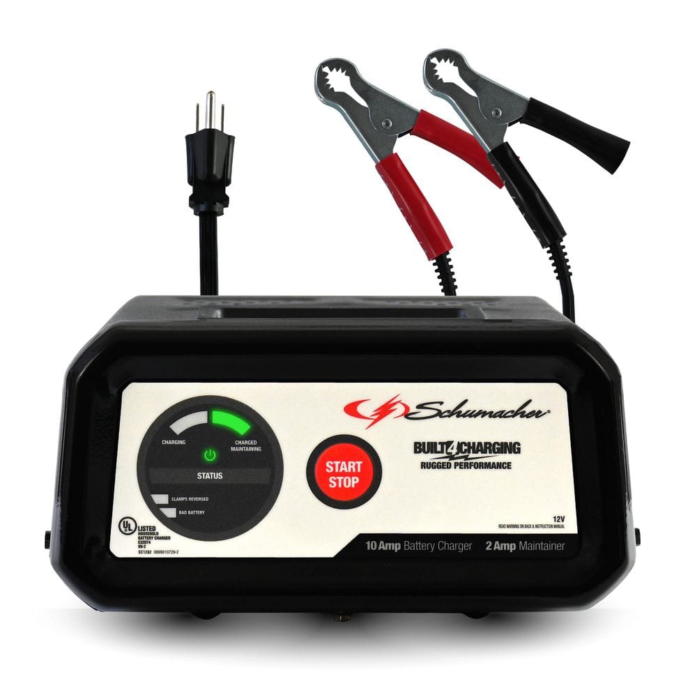 Schumacher Electric 10-Amp Car Battery Charger and Maintainer, 3-in-1 ...