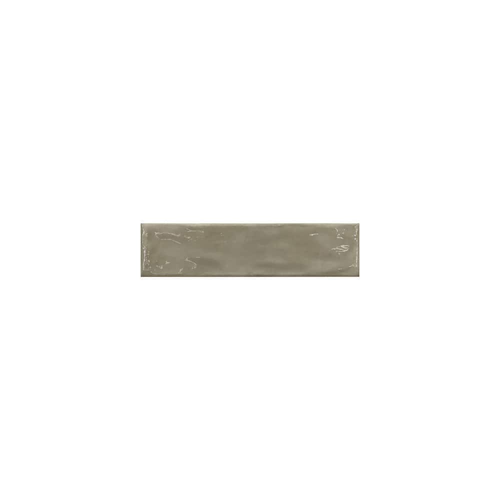 Jeffrey Court Take Home Sample-Rustico Green 3 in. x 6 in. Glossy ...