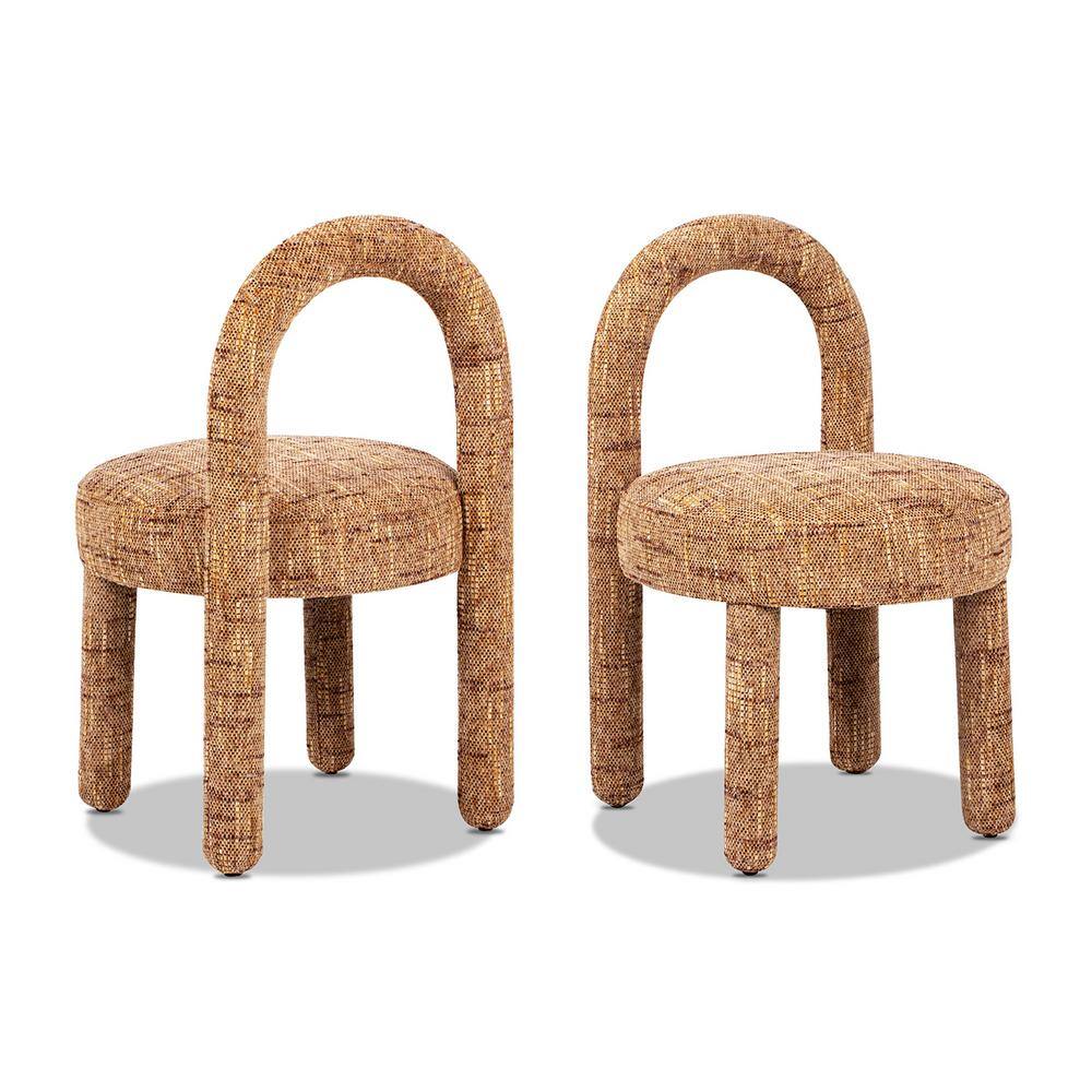 Jennifer Taylor Penny Round Arched Set of 2 Upholstered Dining Side ...