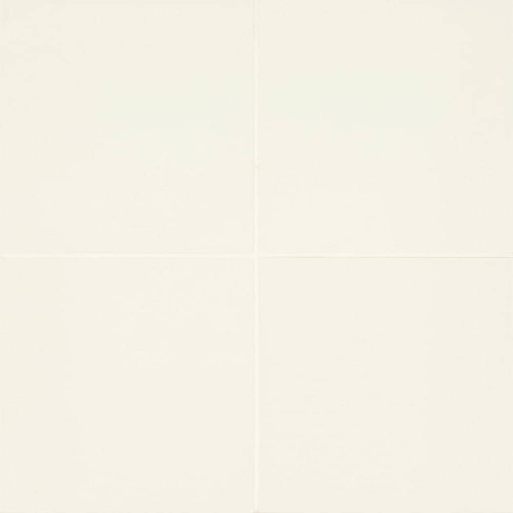 Bedrosians Rothko 9 in. x 9 in. Matte White Ceramic Tile (10.76 sq. ft ...