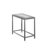 12 in. Grey Rectangular Tile End Table HD 3143 - The Home Depot