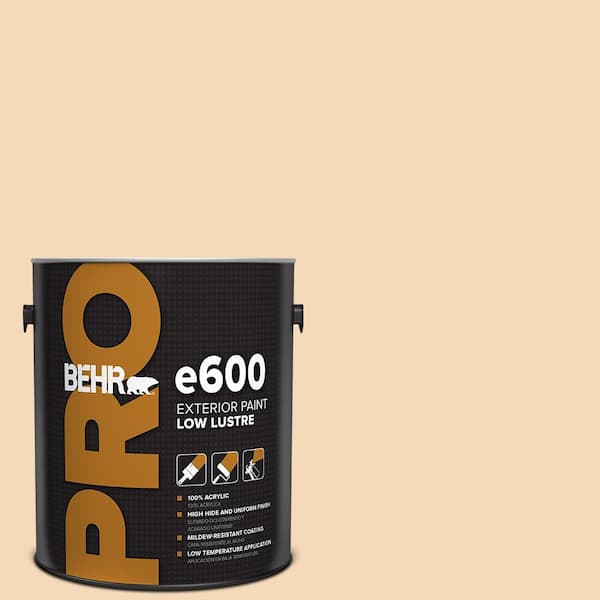 BEHR PRO 1 gal. #M250-2 Golden Pastel Low Luster Exterior Paint PR62001 ...