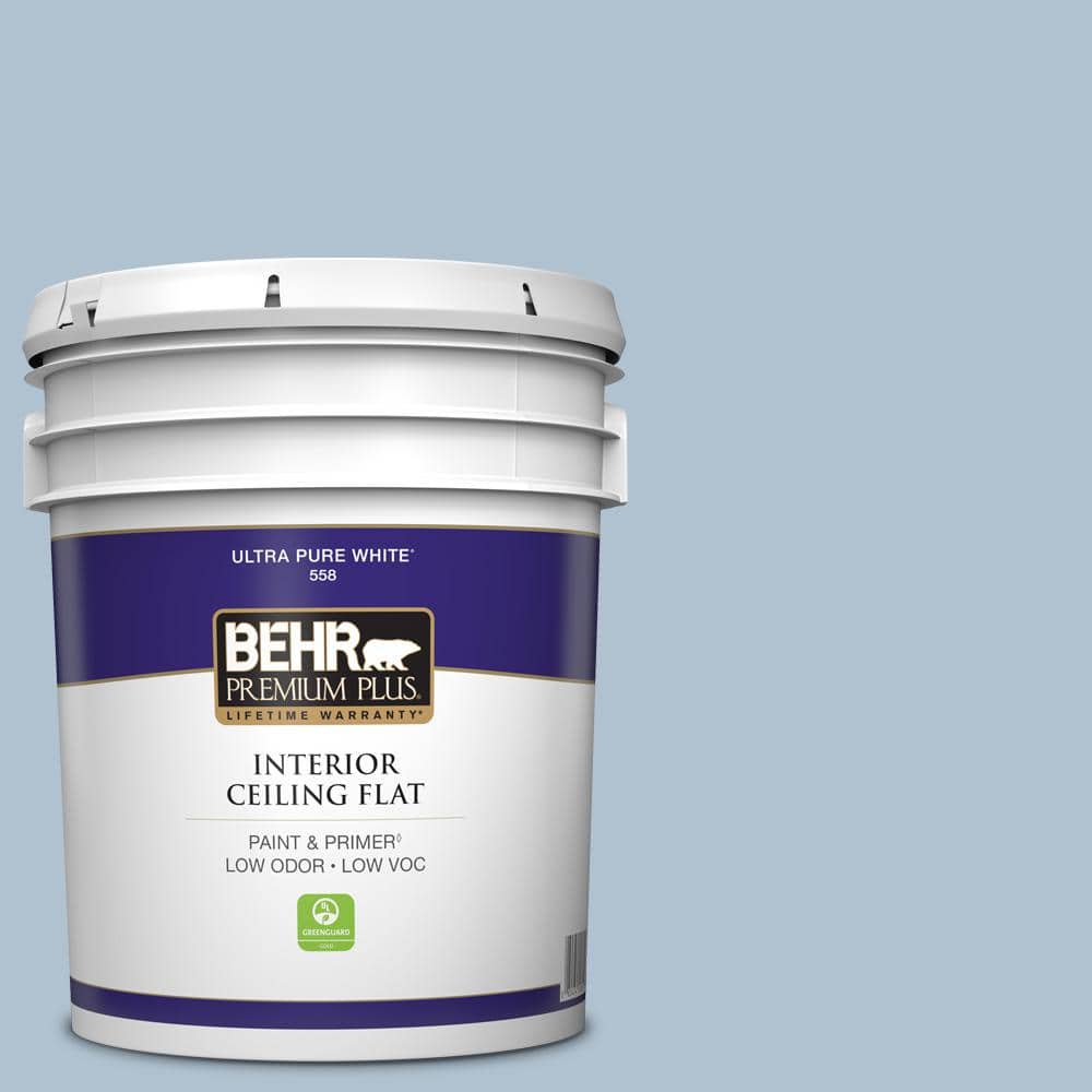 BEHR PREMIUM PLUS 5 gal. #S510-2 Boot Cut Ceiling Flat Interior Paint ...