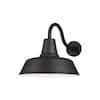 Generation Lighting Barn Light 1-Light Matte Black Modern Farmhouse ...