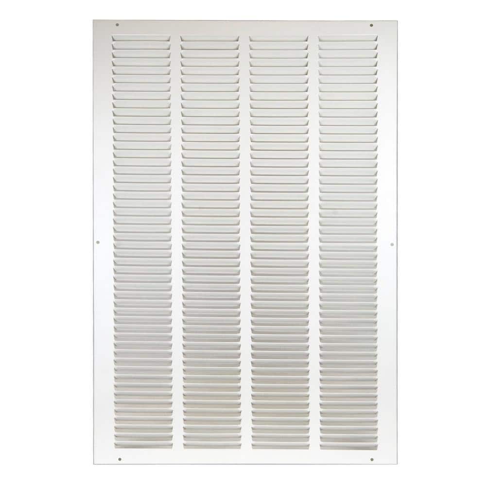 Venti Air 16 in. x 25 in. White Return Air Steel Grille HRG1625 - The ...
