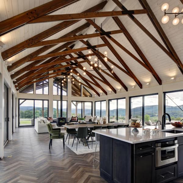 Andersen 70-1/2 in. x 79-1/2 in. 200 Series Black Left-Hand Vinyl-Clad ...