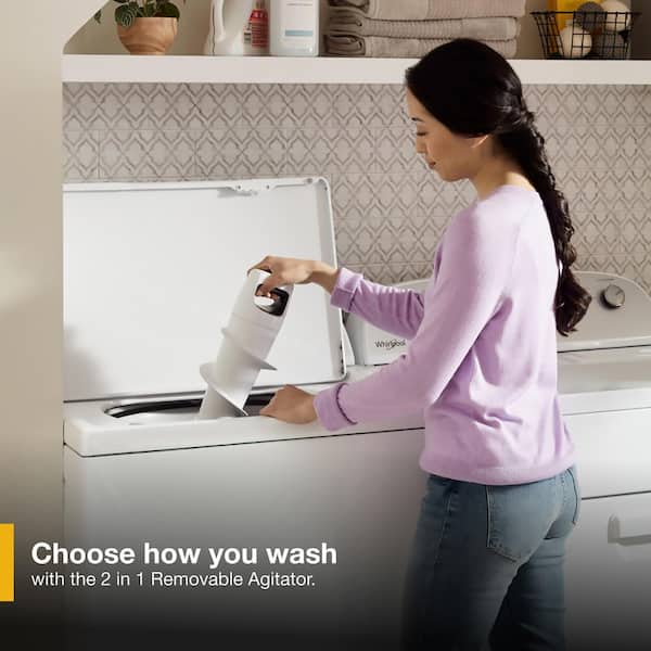 Whirlpool 3.8 - 3.9 cu.ft. Top Load Washer in White with 2 in 1 ...