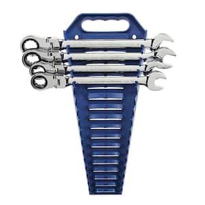 Stark ELITE X-Large Flex-Head MM Combination Ratcheting Wrench Set (4 ...