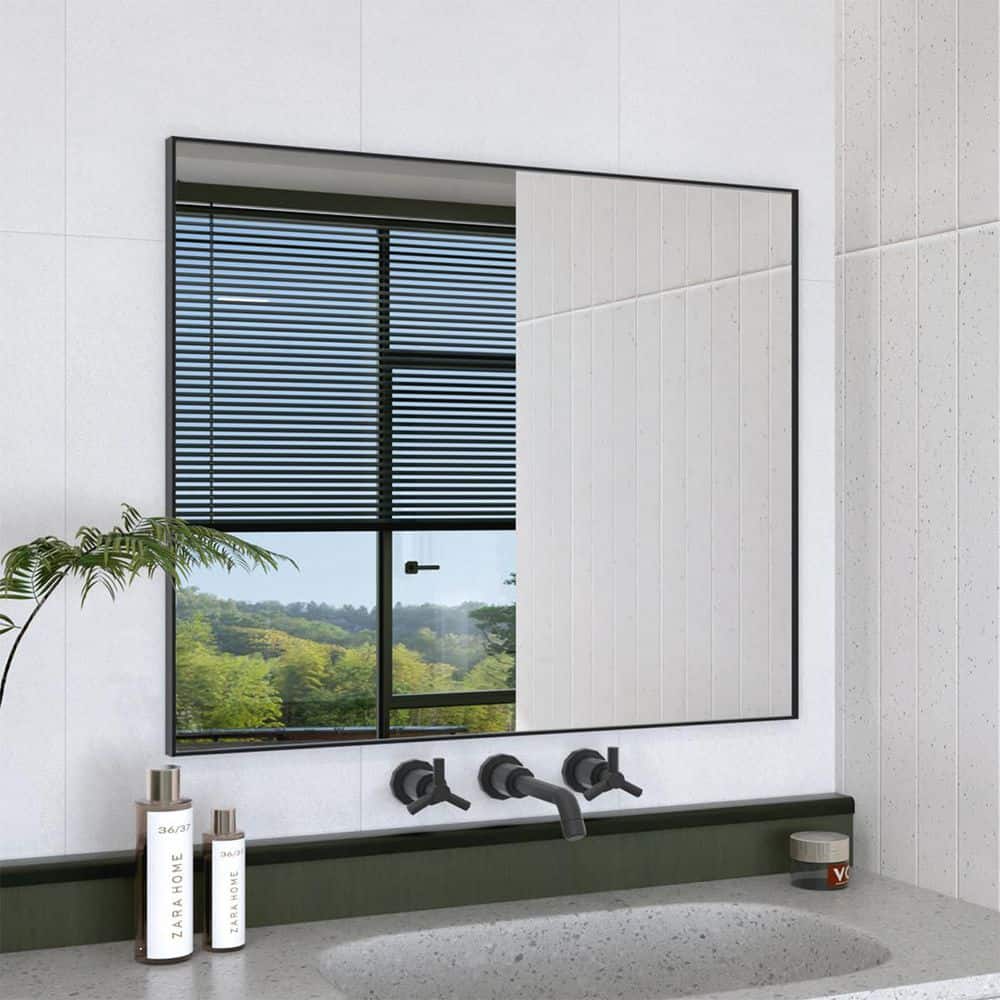 Hermitage Bath Oblivion 36 in. W. x 30 in. H Rectangular Framed Wall ...