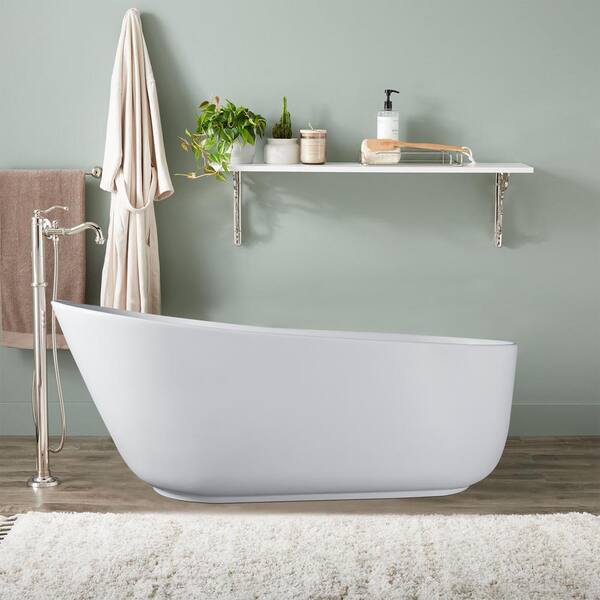 Vanity Art Beziers 67 In Solid Surface Resin Stone Flatbottom