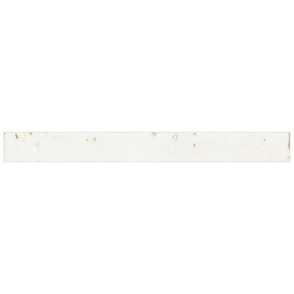 Merola Tile Phoenix Ivory 1-7/8 in. x 8-5/6 in. Porcelain Floor and ...