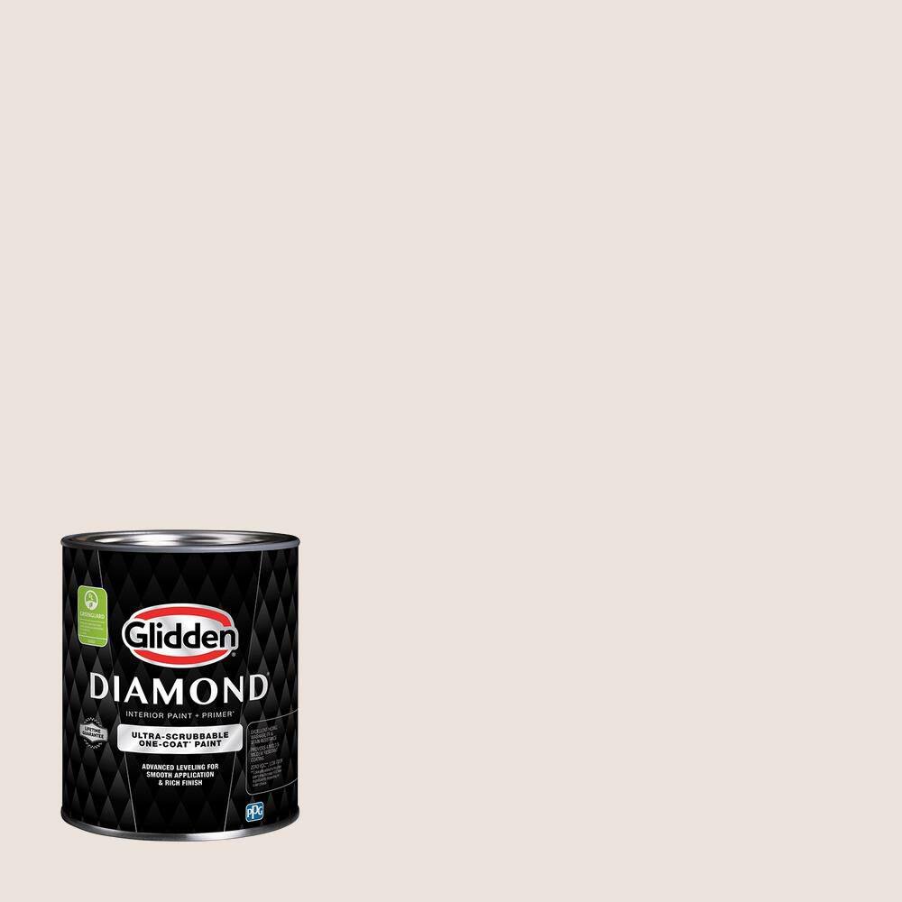 Glidden Diamond 1 qt. PPG1015-2 Stone Quarry Satin Interior Paint with ...