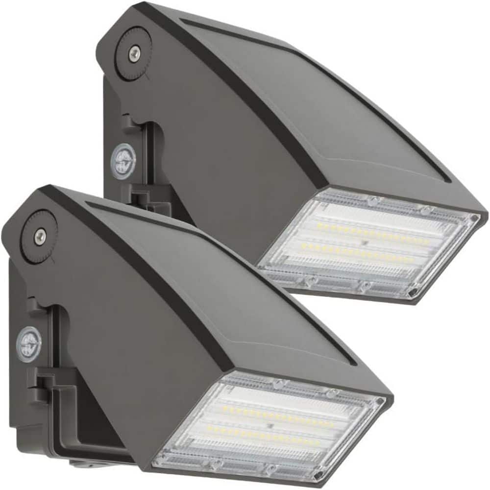 KOAOEIRS 250-Watt Equivalent Dusk-to-Dawn,Adjustable Head,Integrated ...
