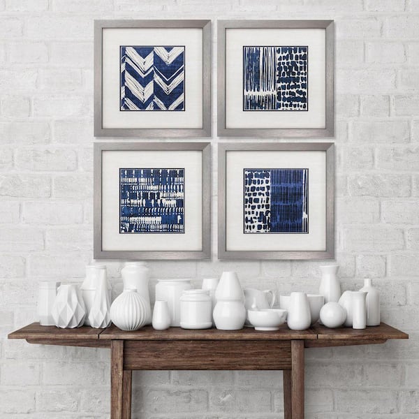 Paragon 4 Piece Framed Giclee Abstract Art Print 21 in. x 21 in. 46090 ...