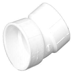 Charlotte Pipe 6 in. x 6 in. x 4 in. PVC DWV Hub x Hub Sanitary Tee Reducing PVC 00401 2200 ...