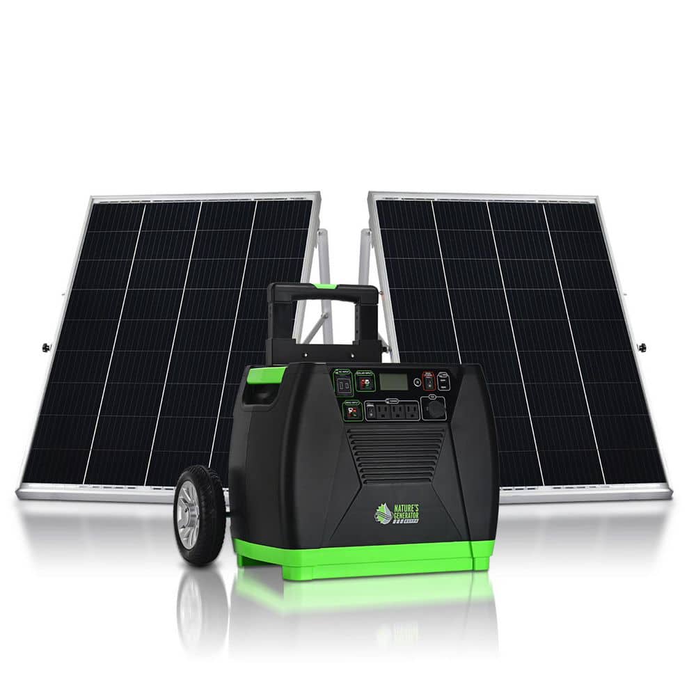 NATURE'S GENERATOR ELITE 3600-Watt/5760W Peak Push Button Start Solar ...